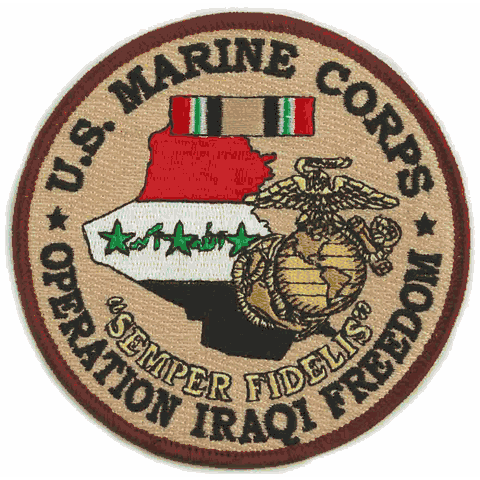 US Marine Corps Operation Iraqi Freedom Patch - Marine Corps Iraq ...
