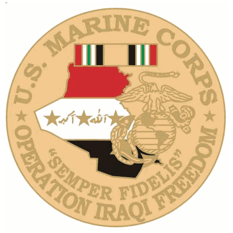 US Marine Corps Operation Iraqi Freedom Pin - Operation Iraqi Freedom ...