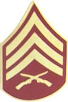 US Marine Corps Sergeant E-5 Pin - US Marine Corps Rank Pins ...