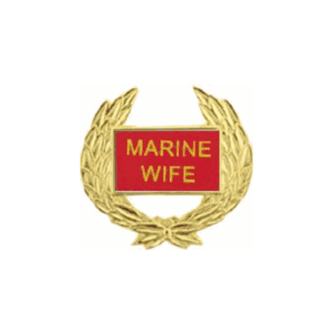 US Marine Wife Pin - Marine Corps Pins - PriorService.com