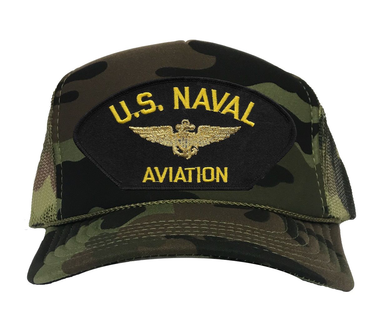 US Naval Aviation Camo Mesh Back Cap - New Camo Mesh Caps ...