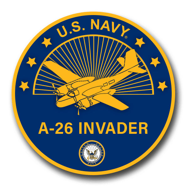 US Navy A-26 Invader Decal - US Navy Aircraft Decals - PriorService.com