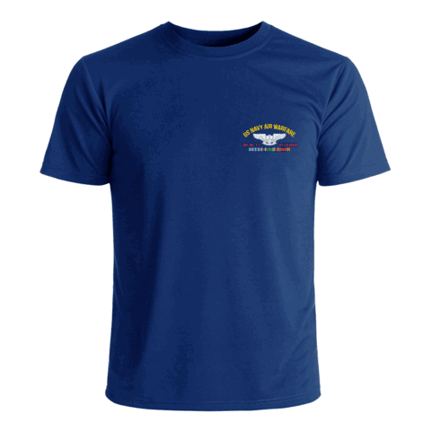US Navy Air Warfare Wings WWII Europe Veteran Left Chest T-Shirt - US ...