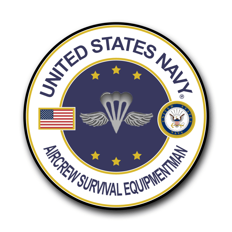US Navy Aircrew Survival Equipmentman Decal - US Navy Rating Decals ...