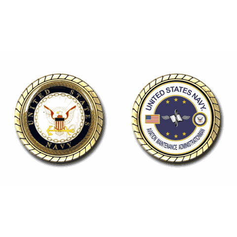 US Navy Aviation Maintenance Administrationman Challenge Coin - US Navy ...