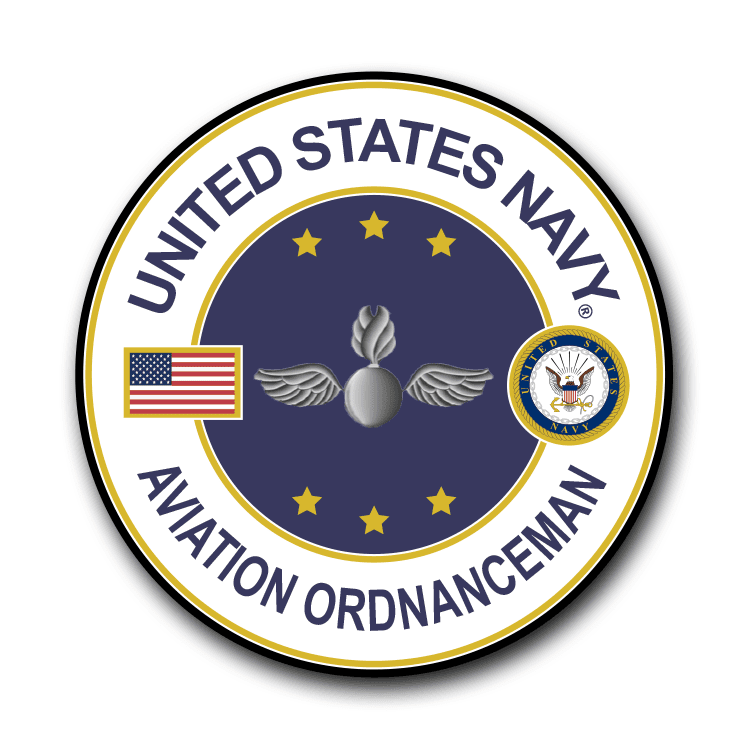 US Navy Aviation Ordnanceman Decal - US Navy Rating Decals ...