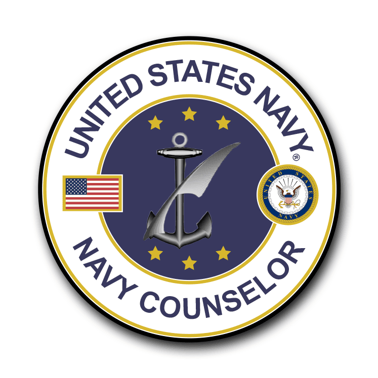 US Navy Counselor Decal - US Navy Rating Decals - PriorService.com