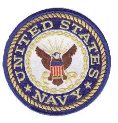 US Navy Crest Patch 3" - US Navy Patches - PriorService.com