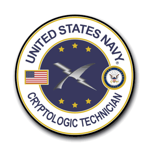 US Navy Cryptologic Technician Decal - US Navy Rating Decals ...