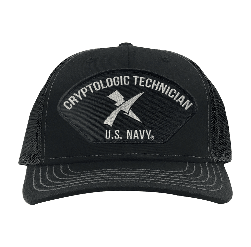 US Navy Cryptologic Technician Mesh Cap - US Navy Ratings Mesh Ball ...
