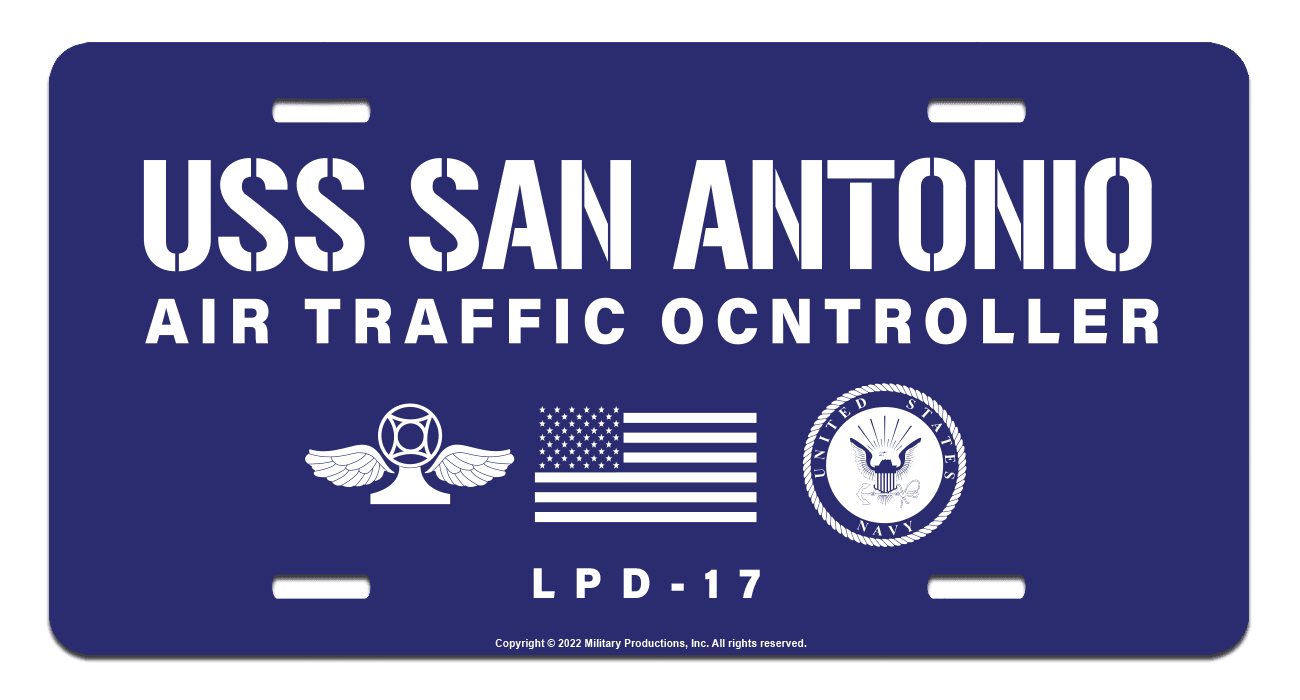 US Navy Custom Air Traffic Controller License Plate - US Navy Custom ...