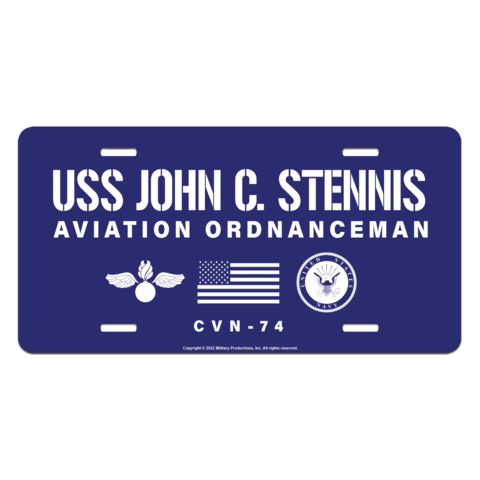 US Navy Custom Aviation Ordnanceman License Plate - US Navy Custom Ship ...