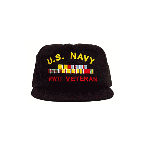US Navy Custom Cap with Service Ribbons - US Navy Custom Ball Caps ...