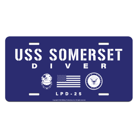 US Navy Custom Diver License Plate - US Navy Custom Ship Rating License ...