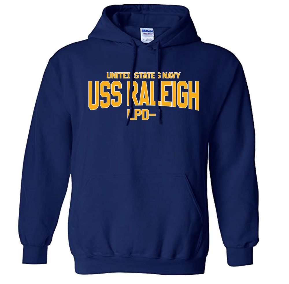 US Navy Custom Ship Hooded Sweatshirt - US Navy Custom Caps and Apparel ...