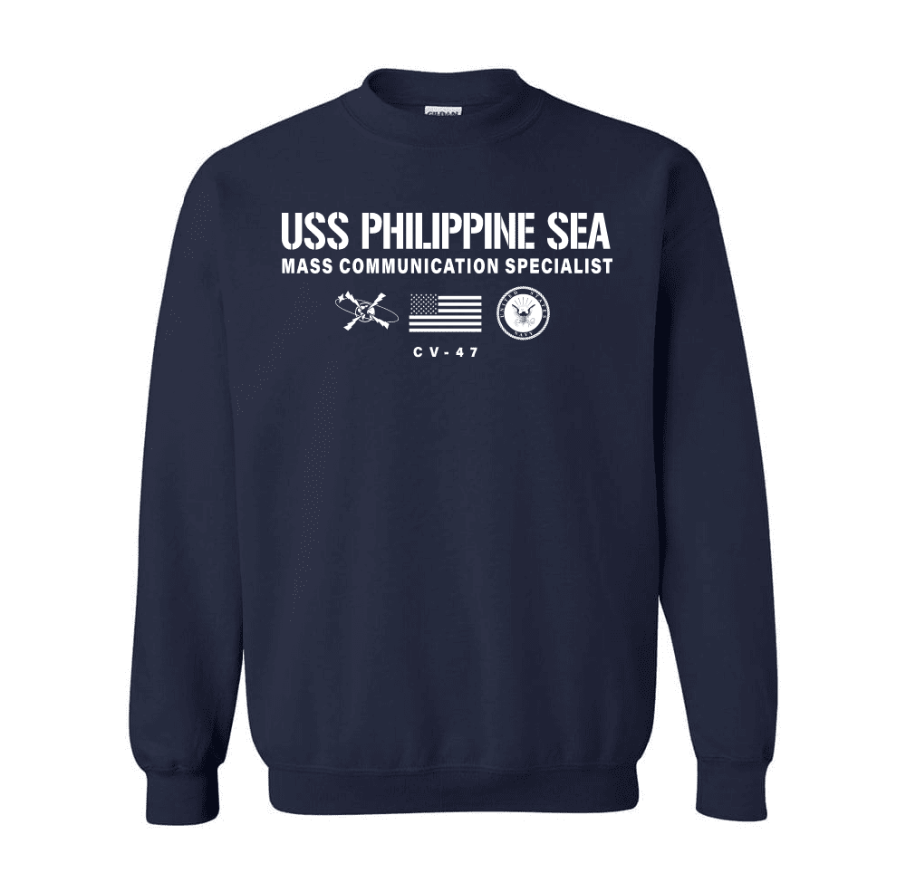 US Navy Custom Ship Mass Communication Specialist Sweatshirt - US Navy ...