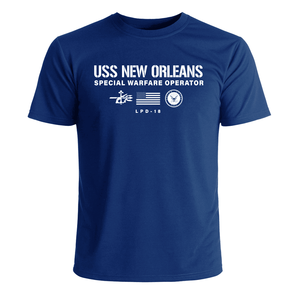 US Navy Custom Ship Special Warfare Operator T-Shirt - US Navy Custom ...