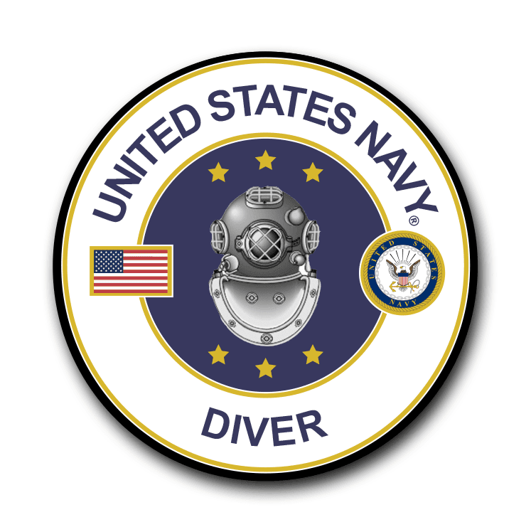 US Navy Diver Decal - US Navy Rating Decals - PriorService.com