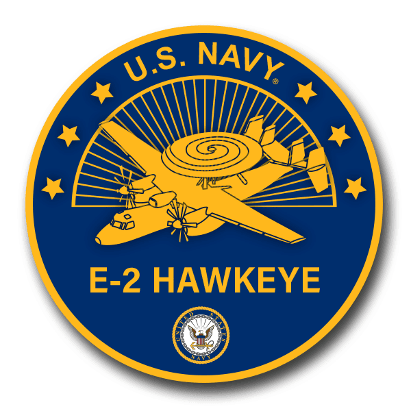 US Navy E-2 Hawkeye Decal - US Navy Aircraft Decals - PriorService.com