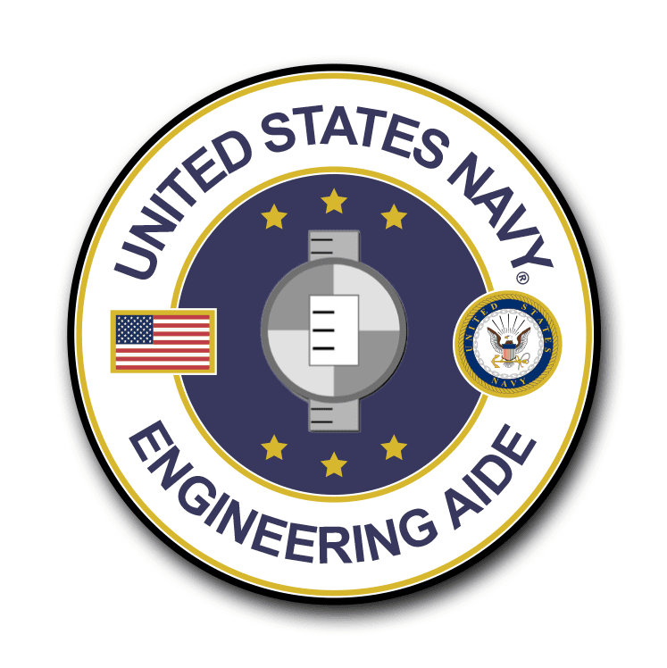 US Navy Engineering Aide Decal - US Navy Rating Decals - PriorService.com