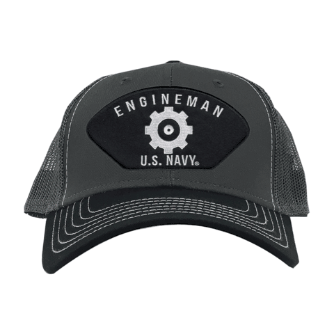 US Navy Engineman Gray Mesh Ball Cap - US Navy Ratings Gray Mesh Ball ...