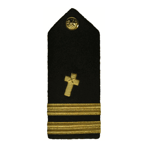 US Navy Ensign Christian Chaplain Shoulder Boards - US Navy Shoulder ...