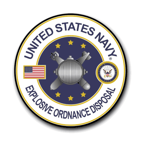 US Navy Explosive Ordnance Disposal Decal - US Navy Rating Decals ...