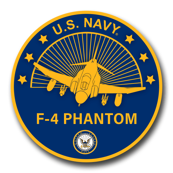 US Navy F-4 Phantom II Decal - US Navy Aircraft Decals - PriorService.com
