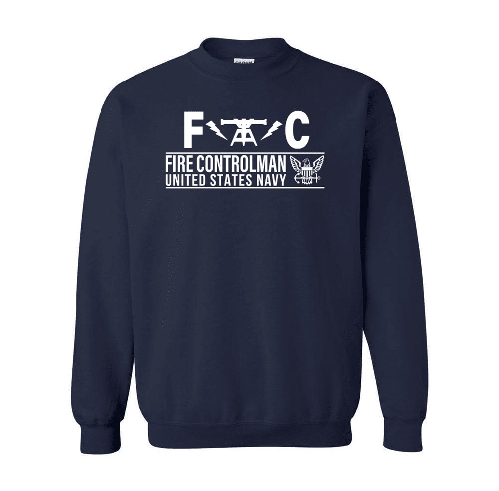 US Navy Fire Controlman Sweatshirt - US Navy Rating Sweatshirts ...