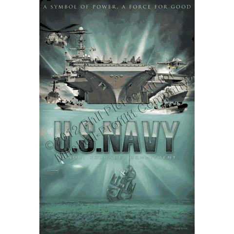 US Navy Graphic Poster - NEW ITEMS - PriorService.com