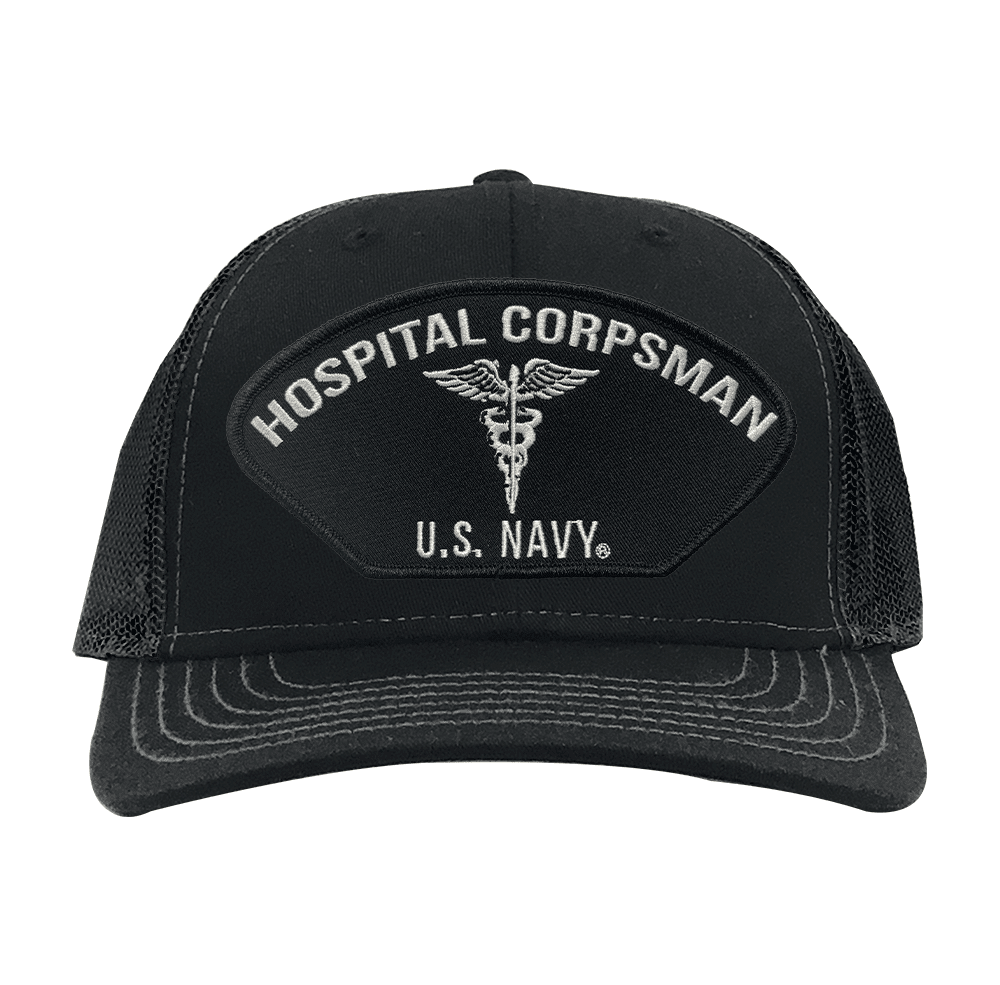 US Navy Hospital Corpsman Mesh Cap - US Navy Ratings Mesh Ball Caps ...