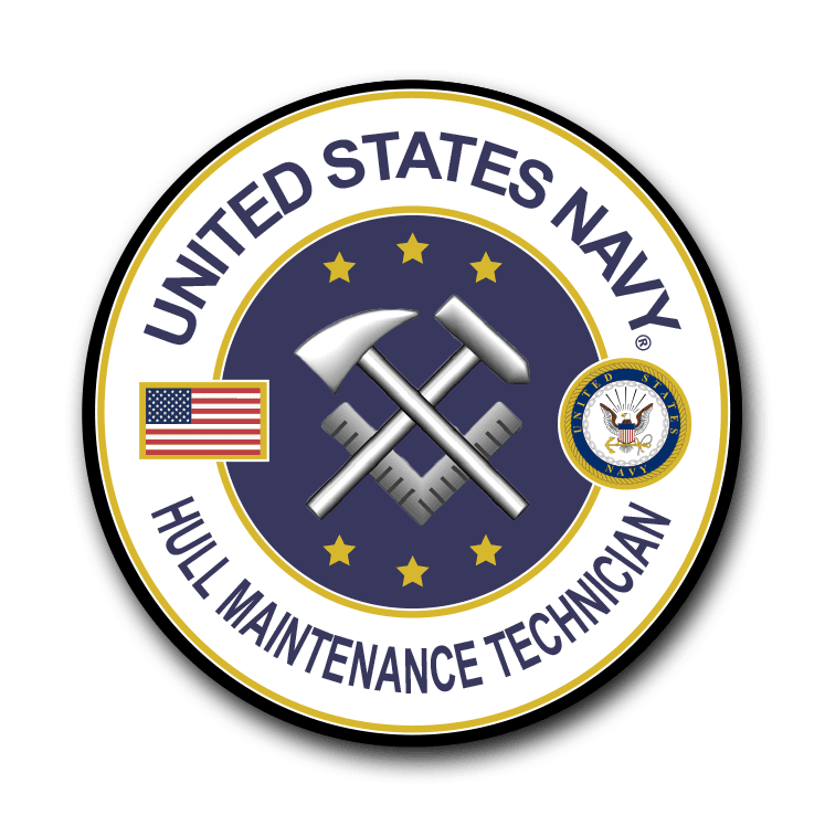 US Navy Hull Maintenance Technician Decal - US Navy Rating Decals ...