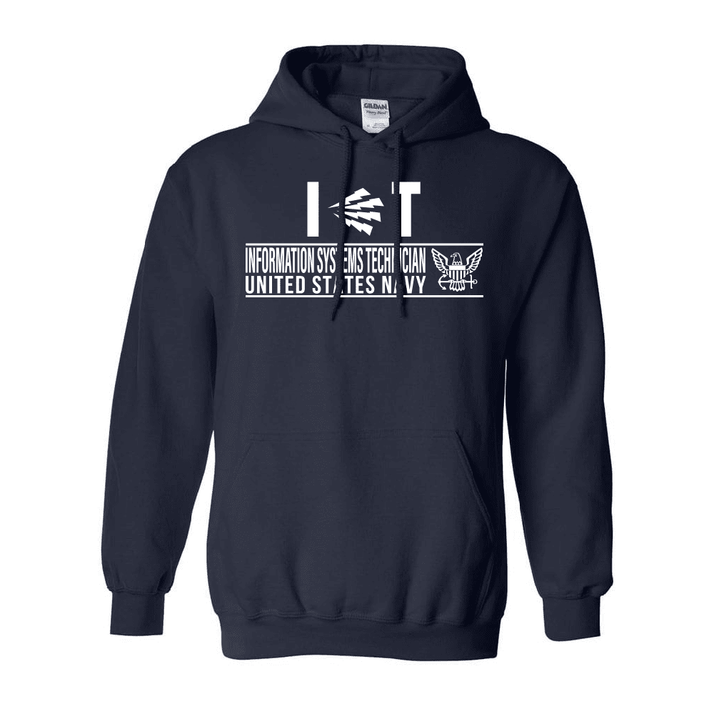 US Navy Information Systems Technician Hooded Sweatshirt - US Navy ...