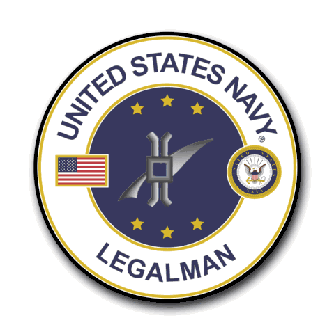 US Navy Legalman Decal - US Navy Rating Decals - PriorService.com