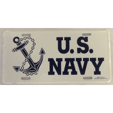 US Navy Veteran License Plate - US Navy License Plates - PriorService.com