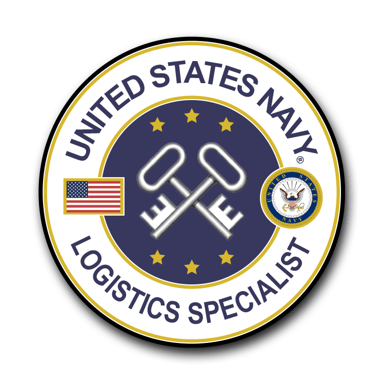 US Navy Logistics Specialist Decal - US Navy Rating Decals ...