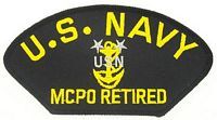 US Navy MCPO Retired Hat Patch - Navy Patches - PriorService.com