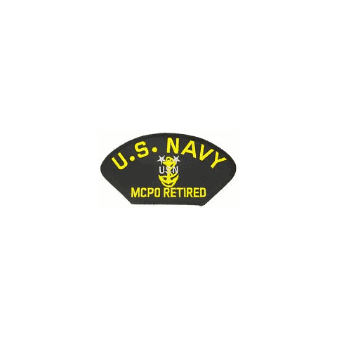 US Navy MCPO Retired Hat Patch - Navy Patches - PriorService.com