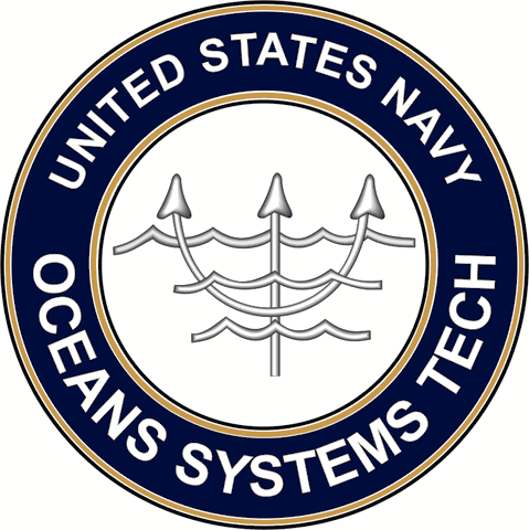 US Navy Ocean Systems Technician OT decal - US Navy Decals ...