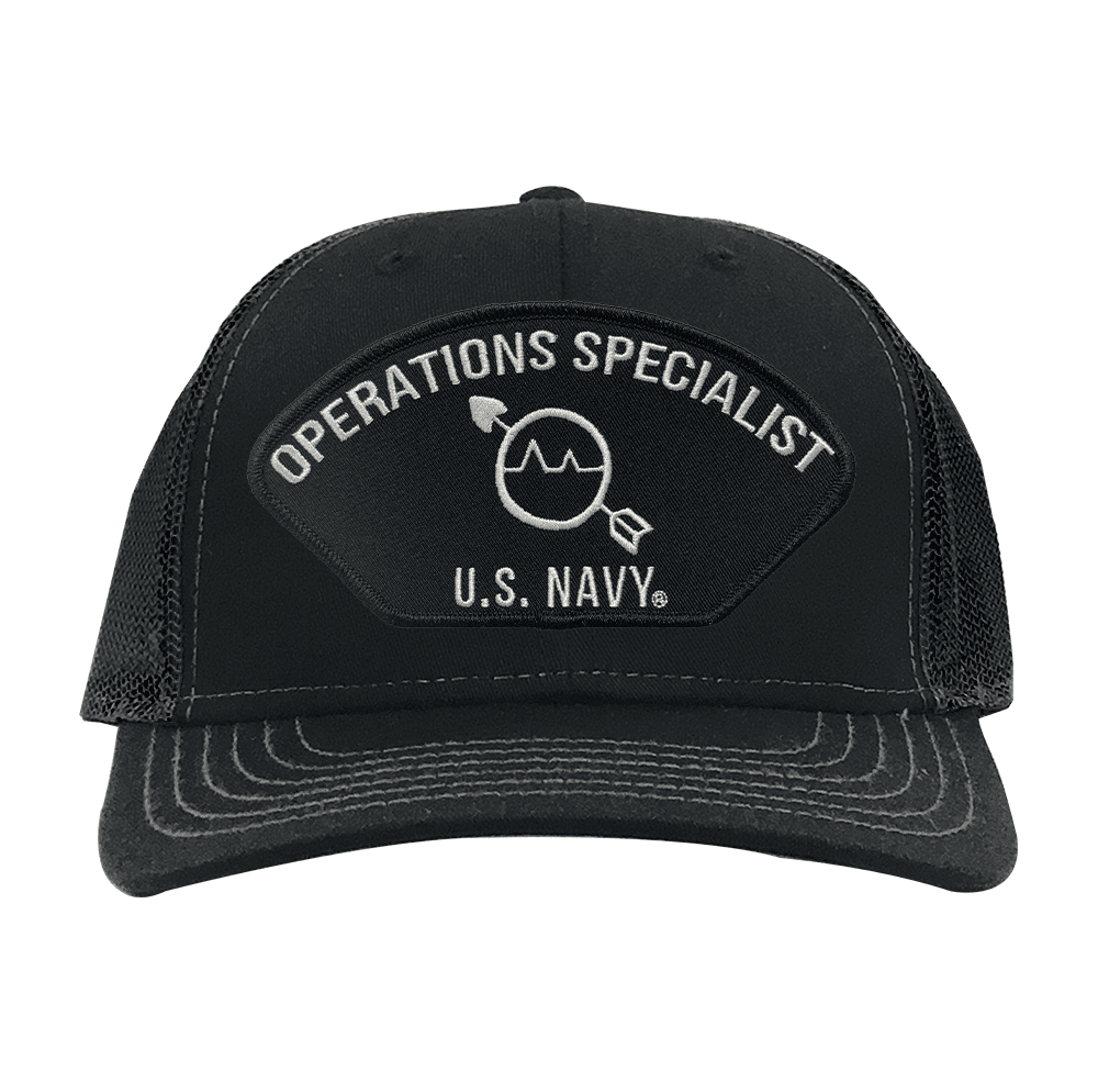 US Navy Operations Specialist Mesh Cap - US Navy Ratings Mesh Ball Caps ...