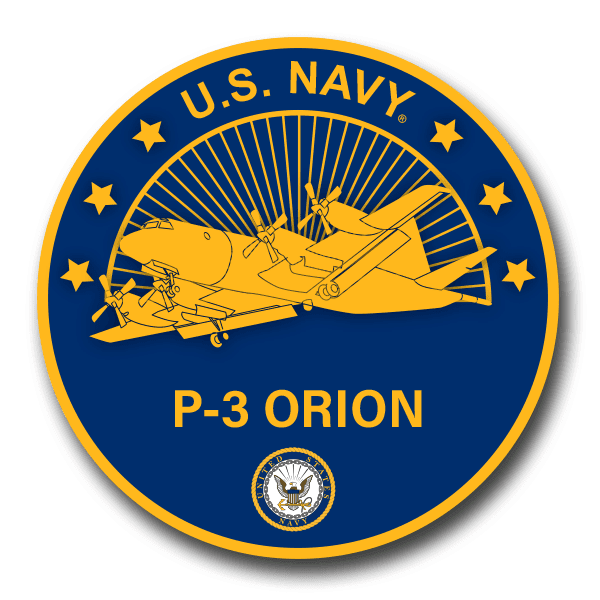 US Navy P-3 Orion Decal - US Navy Aircraft Decals - PriorService.com