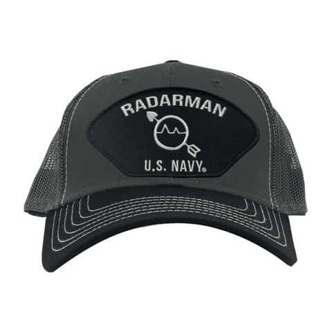 US Navy Radarman Gray Mesh Cap - US Navy Ratings Gray Mesh Ball Caps ...