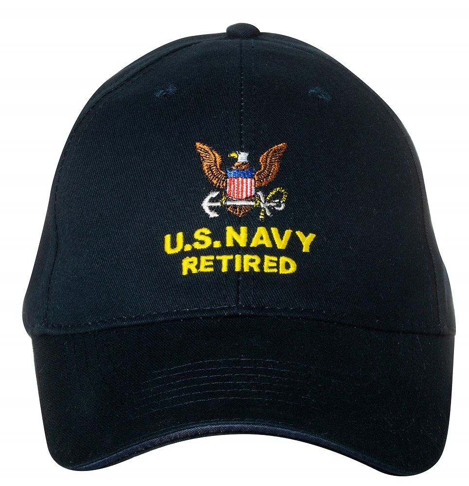 US Navy Retired Low Profile Cap - US Navy Low Profile Caps ...