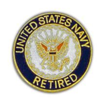 US Navy Retired Pin - Navy Pins - PriorService.com