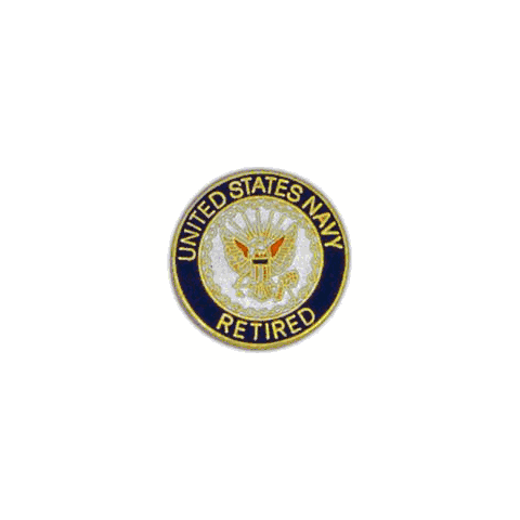 US Navy Retired Pin - Navy Pins - PriorService.com