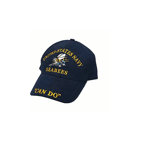 US Navy Seabees Embroidered Ball Cap - US Navy Caps - PriorService.com