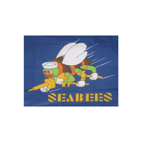 US Navy Seabees Flag - Shop for US Navy Seabees Items - PriorService.com