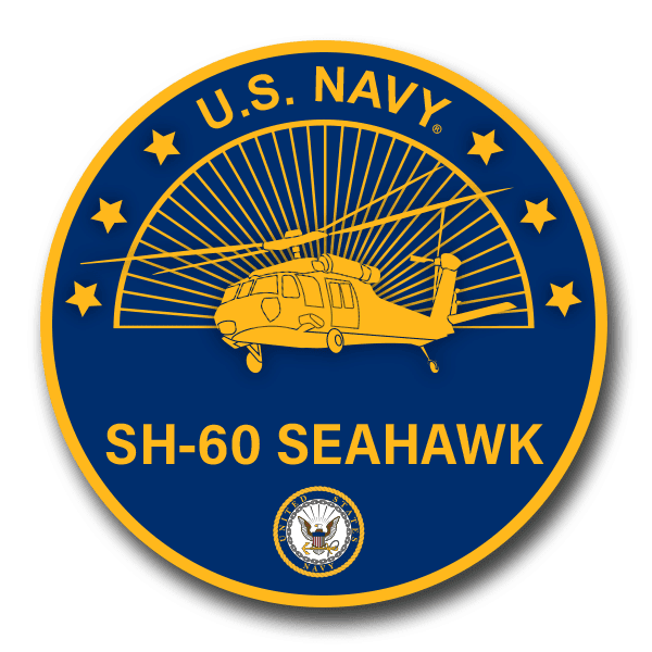 US Navy SH-60 Seahawk Decal - US Navy Aircraft Decals - PriorService.com