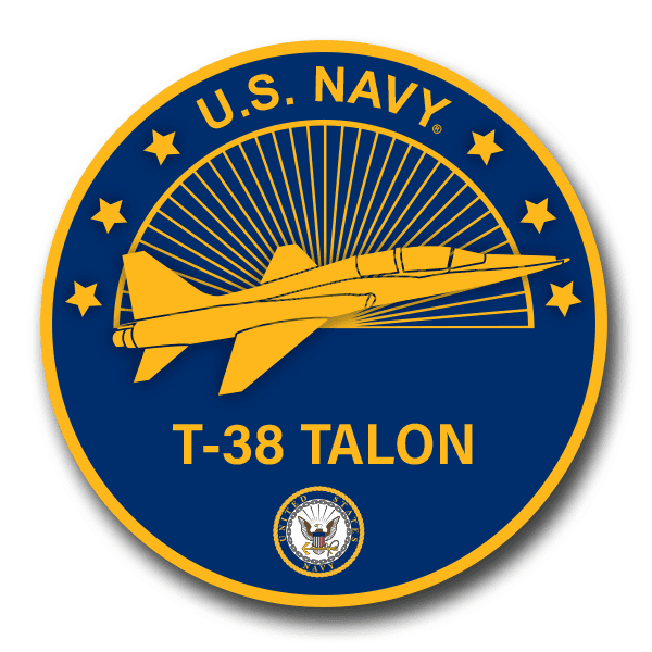 US Navy T-38 Talon Decal - US Navy Aircraft Decals - PriorService.com