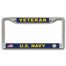 New Retired and Veteran License Plate Frames , Military Gifts and more ...